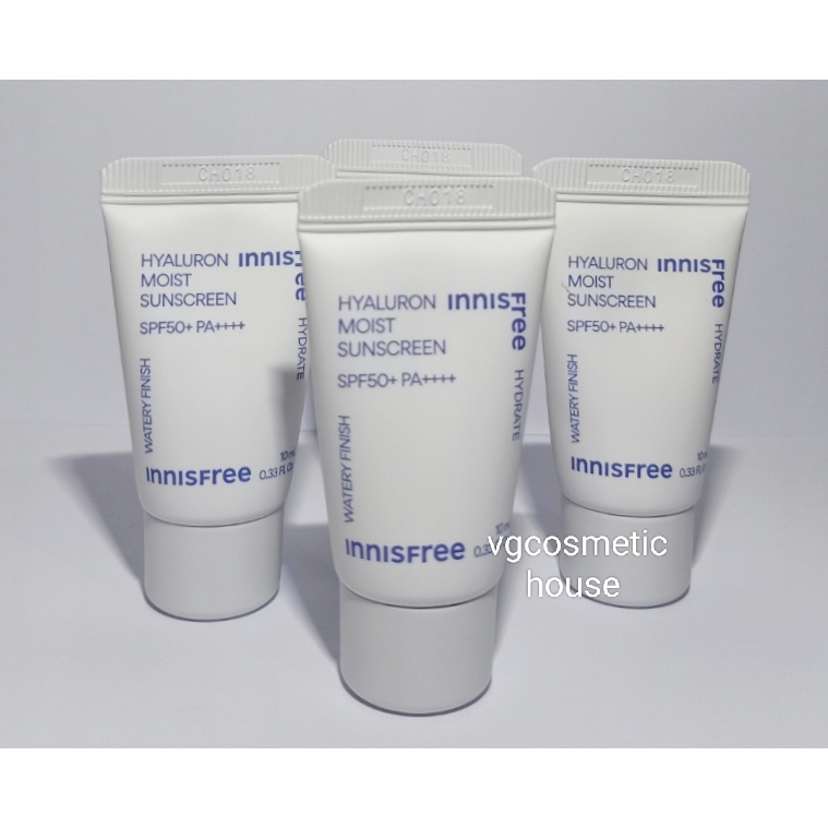 Jual innisfree Hyaluron Moist Sunscreen SPF50+ PA++++ 10ml | Shopee ...