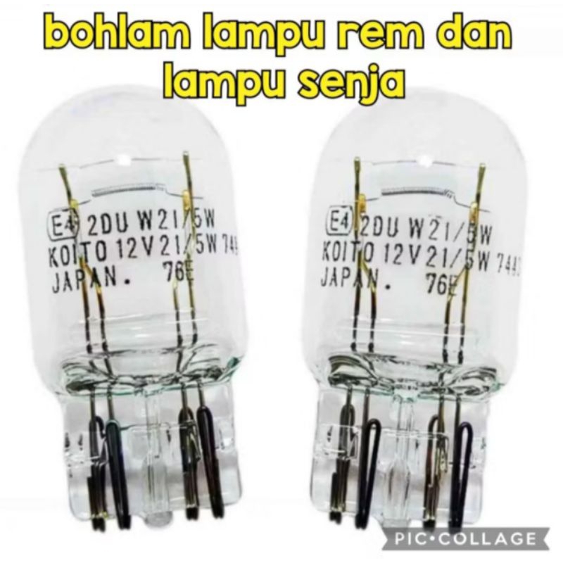 Jual satu bohlam lampu rem lampu sen lampu mundur merk koito japan utk ...