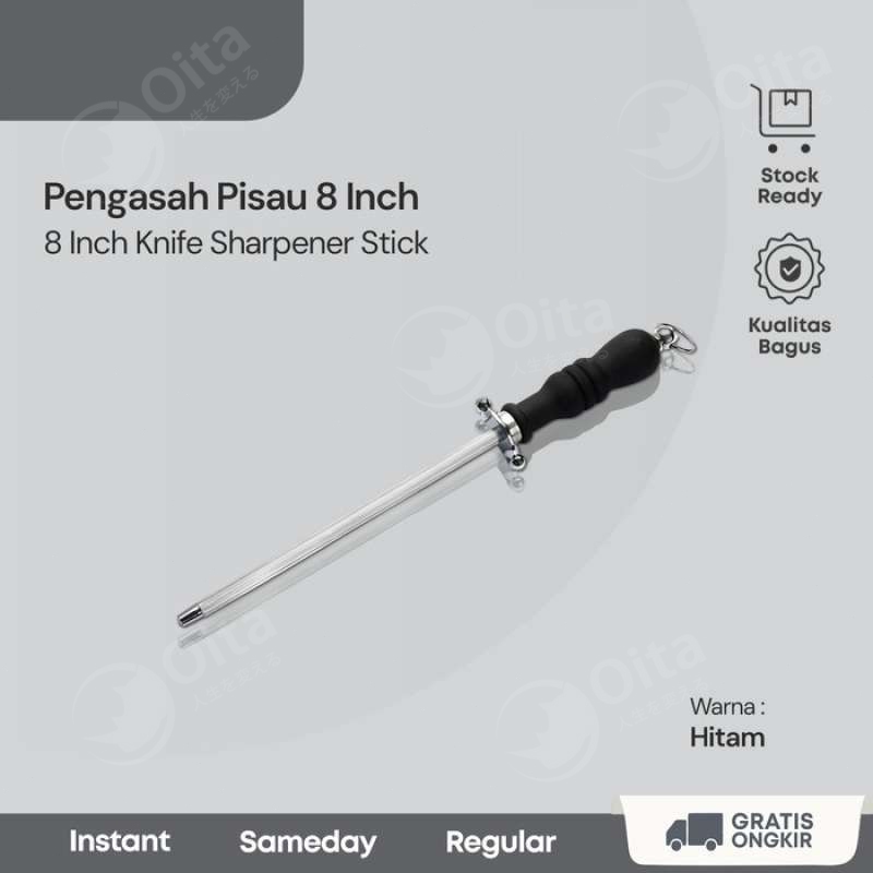 Jual Knife Sharpener Pengasah Pisau Stik Pelurus Stainless Steel Asahan ...