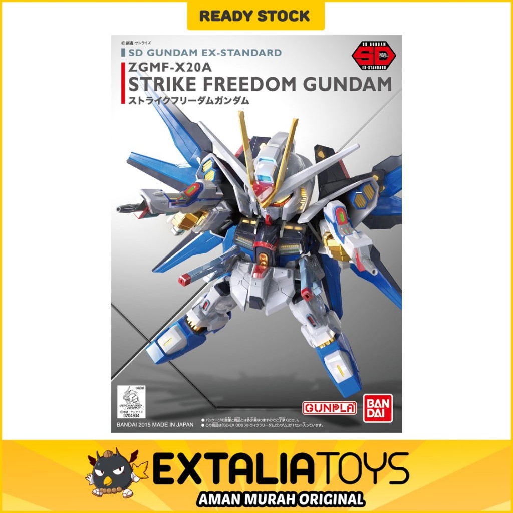Jual SD-EX Standard Strike Freedom Gundam - Bandai | Shopee Indonesia