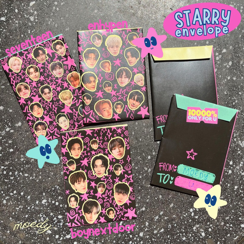 Jual STARRY ENVELOPE - Seventeen Enhypen Boynextdoor [READY STOCK ...