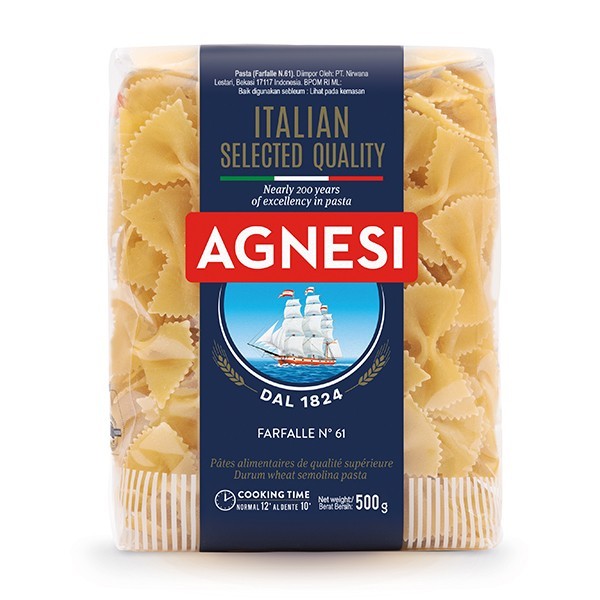 Jual Agnesi Farfalle 500 g | Shopee Indonesia
