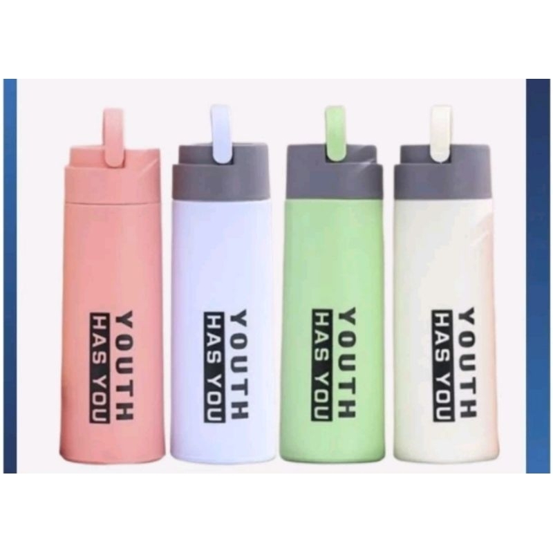 Jual BOTOL MINUM KACA YOUTH 450ML + BOX/TUMBLER KACA YOUTH 450ML + BOX ...