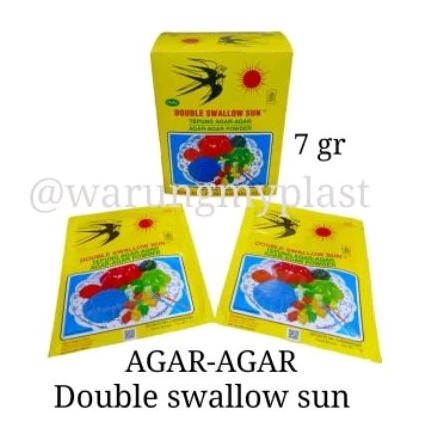 Jual Agar agar double swallow/ Agar agar walet 7gr | Shopee Indonesia