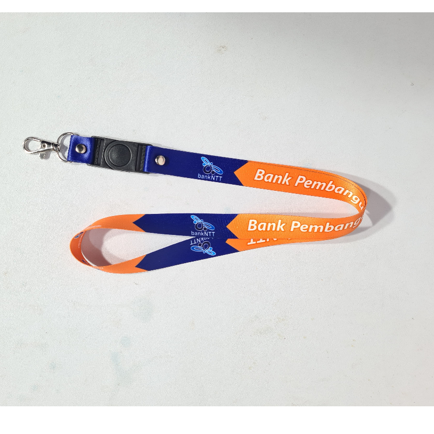 Jual Lanyard Bank Pembangunan Daerah NTT Full Printing / Lanyard custom ...
