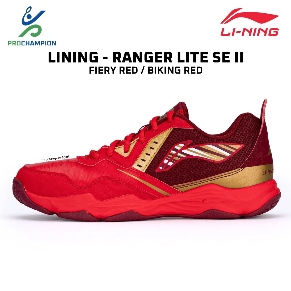 Jual Sepatu Badminton Shoes Lining Ranger Lite SE II 2 AYTT019 Fiery ...