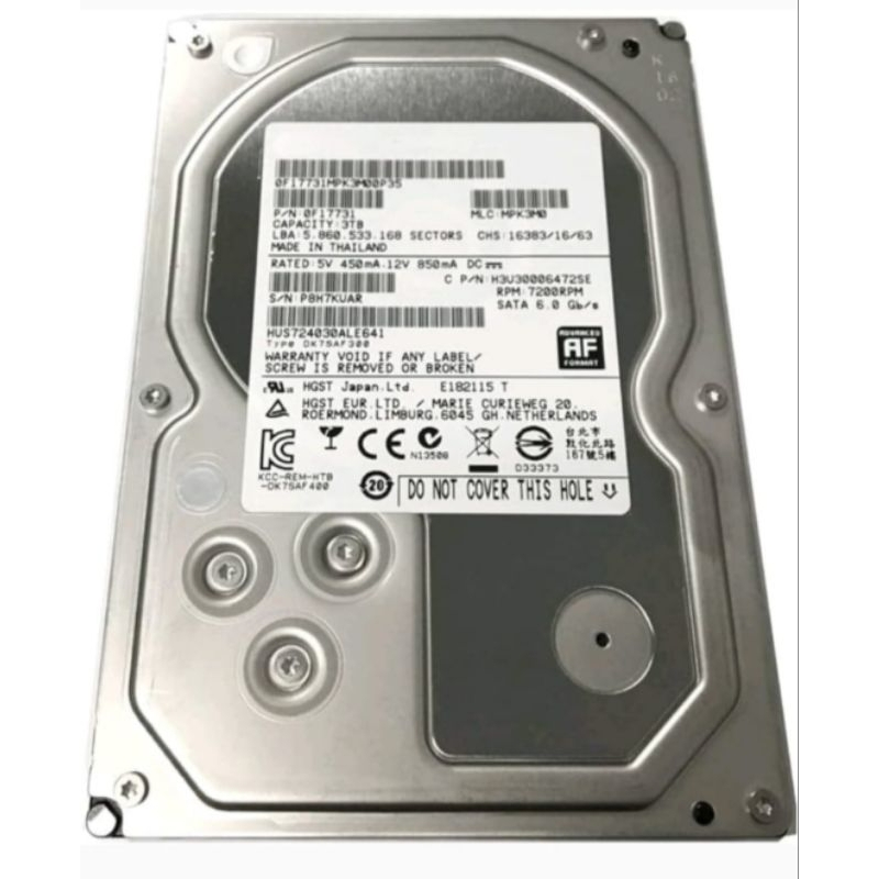 Jual HDD 500GB HARDISK 500GB SQ HARDDISK PC 500GB INTERNAL 7200RPM ...