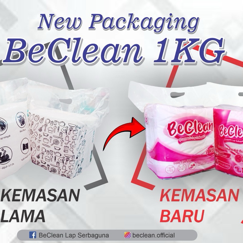 Jual Tisu kompor Be clean 1 kg - tisu serbaguna - tisu kompor murah ...