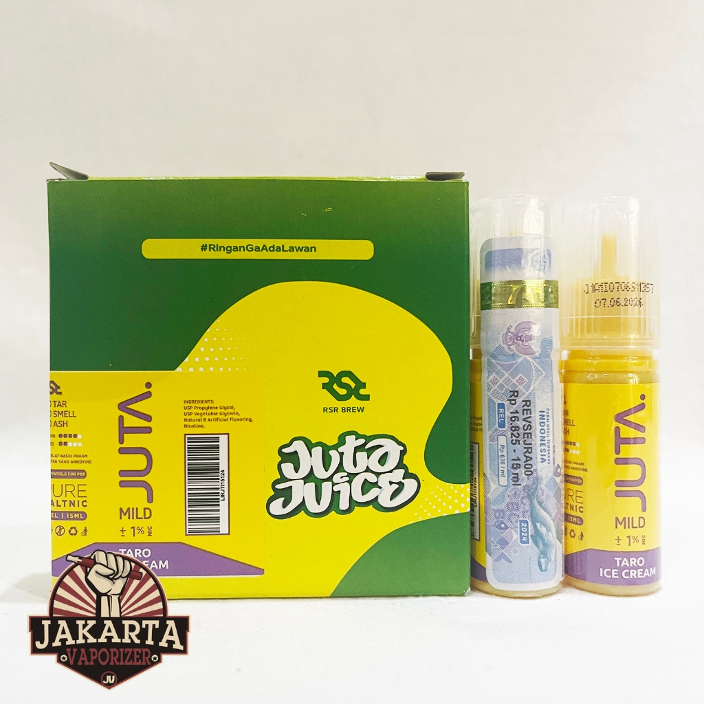 Jual [SALT] JUTA MILD TARO ICE CREAM SALT 15ML 1% BY RSR BREW | Shopee ...