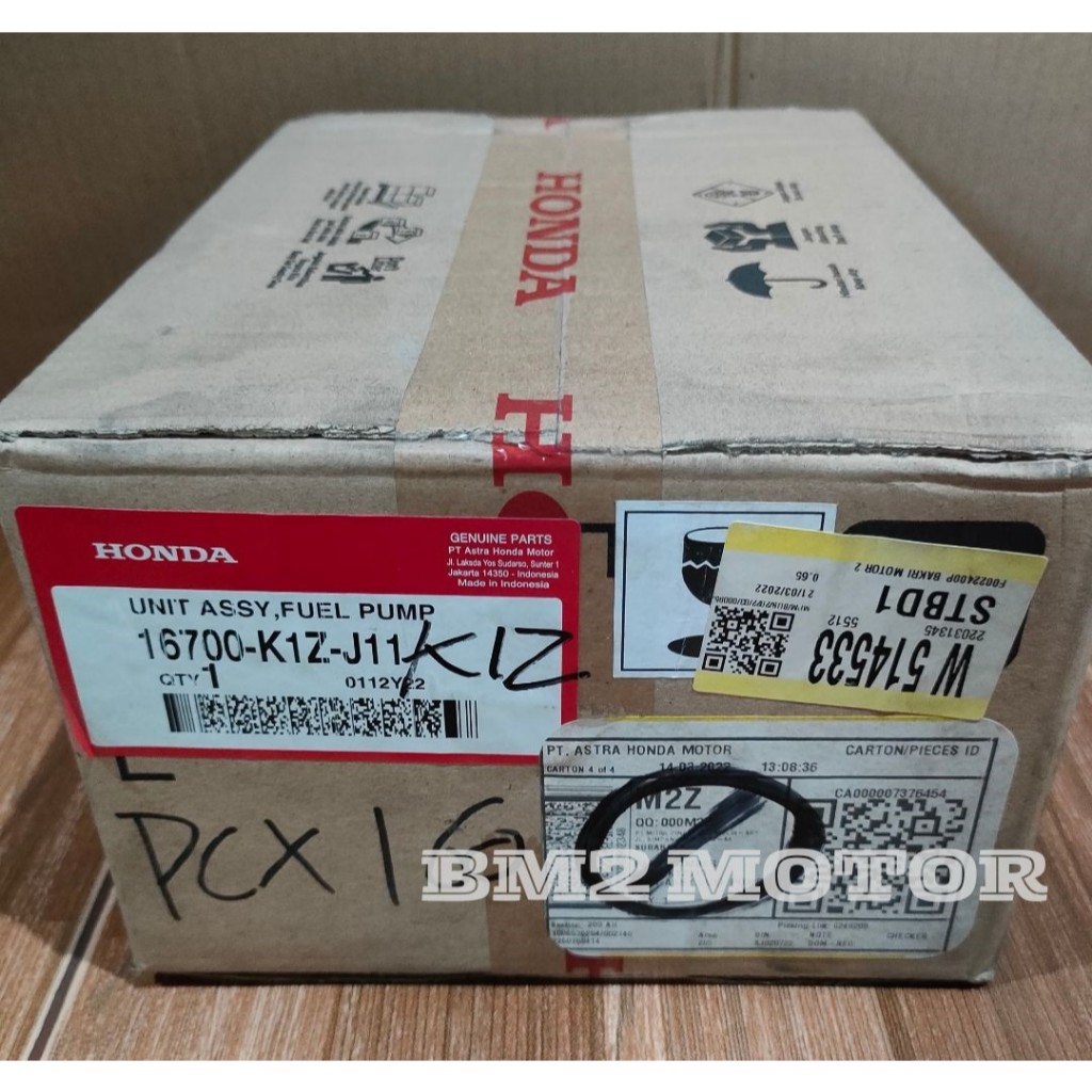 Jual Fuel Pump Unit Assy AHM PCX 160 Original HONDA 16700K1ZJ11 ...