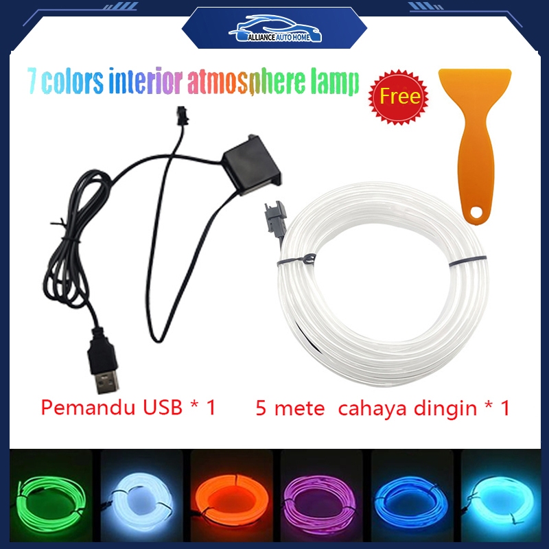 Jual 5m Lampu Strip Neon Led Fleksibel Panjang usb Untuk Dekorasi ...