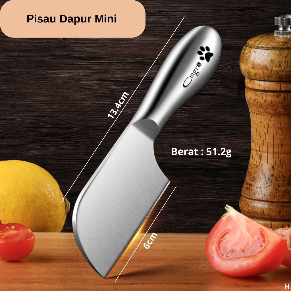 Jual Ready Pisau Dapur Minimalis Pisau Mini Baja Tahan Karat | Shopee ...
