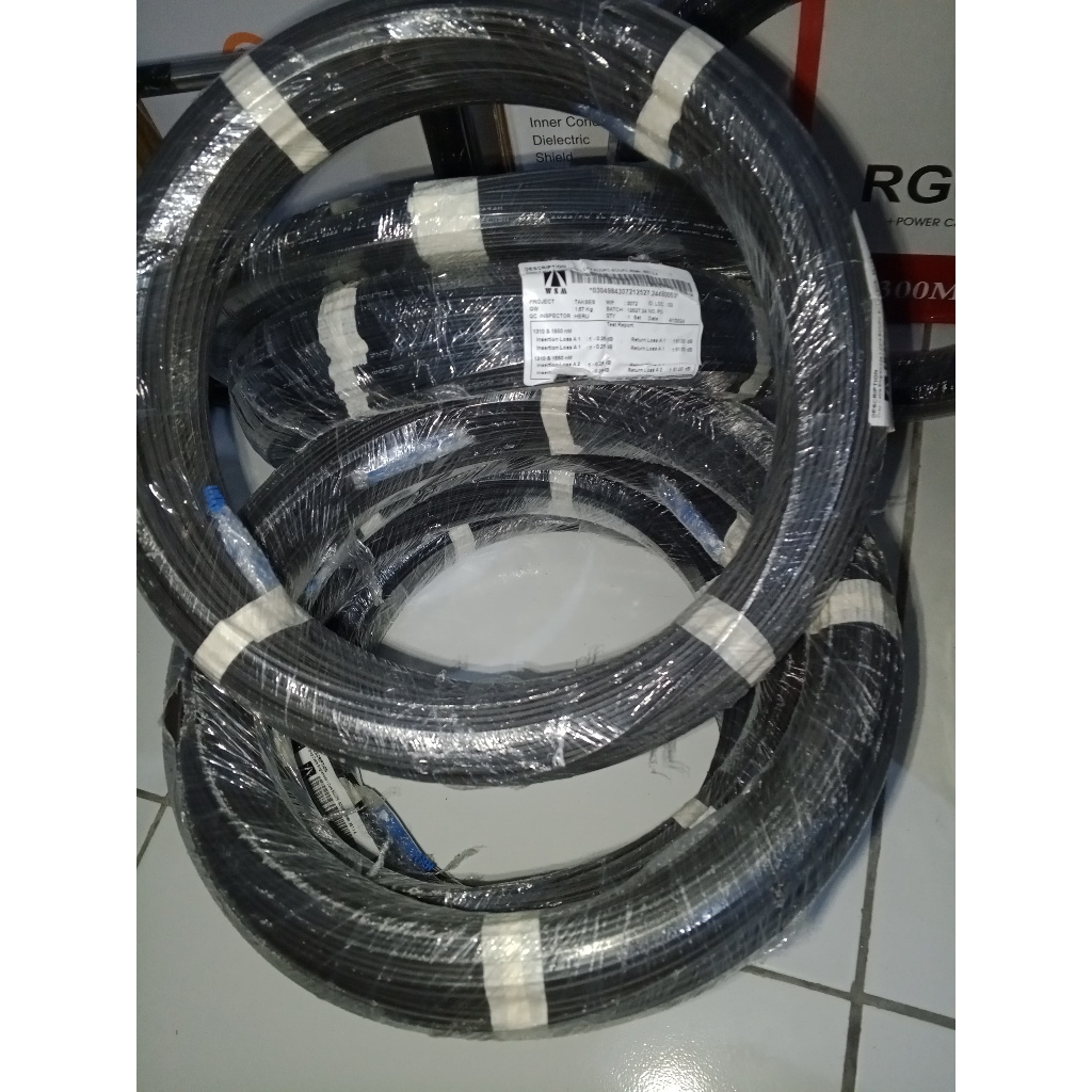 Jual Kabel Fiber Optik | Kabel Drop Core | Kabel SC Precon 80 Meter ...