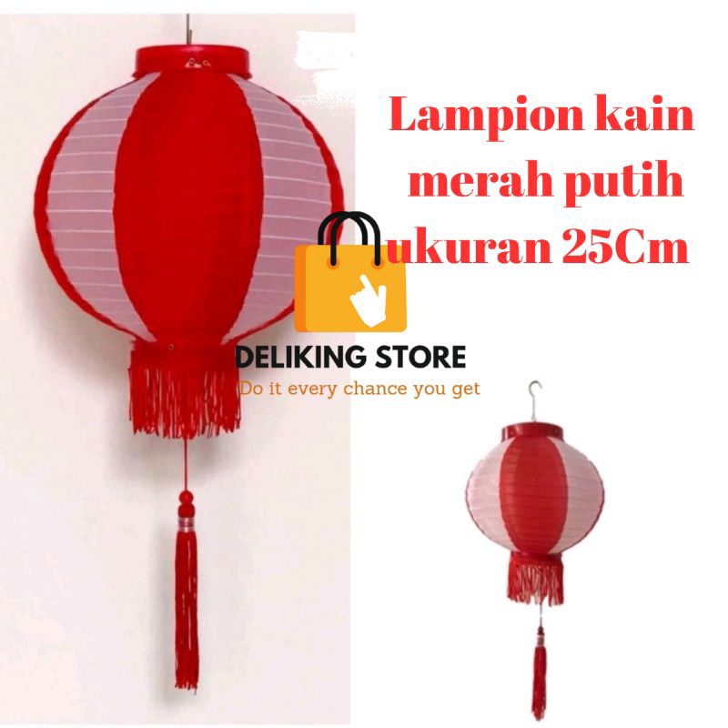 Jual Lampion merah putih Isi 2 HUT RI 17agustus lampion merah lampion ...