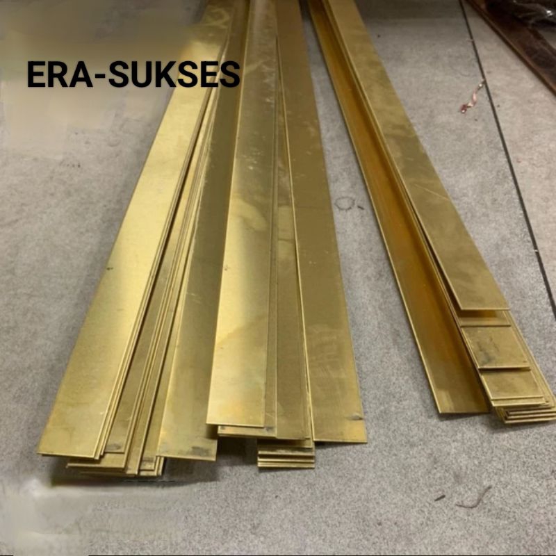 Jual plat kuningan strip asli 5mm x 40mm x 10cm | Shopee Indonesia