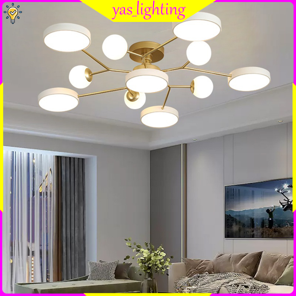 Jual Lampu Ruang Tamu Nordik Lampu Gantung Ruang Tamu LED Sederhana ...