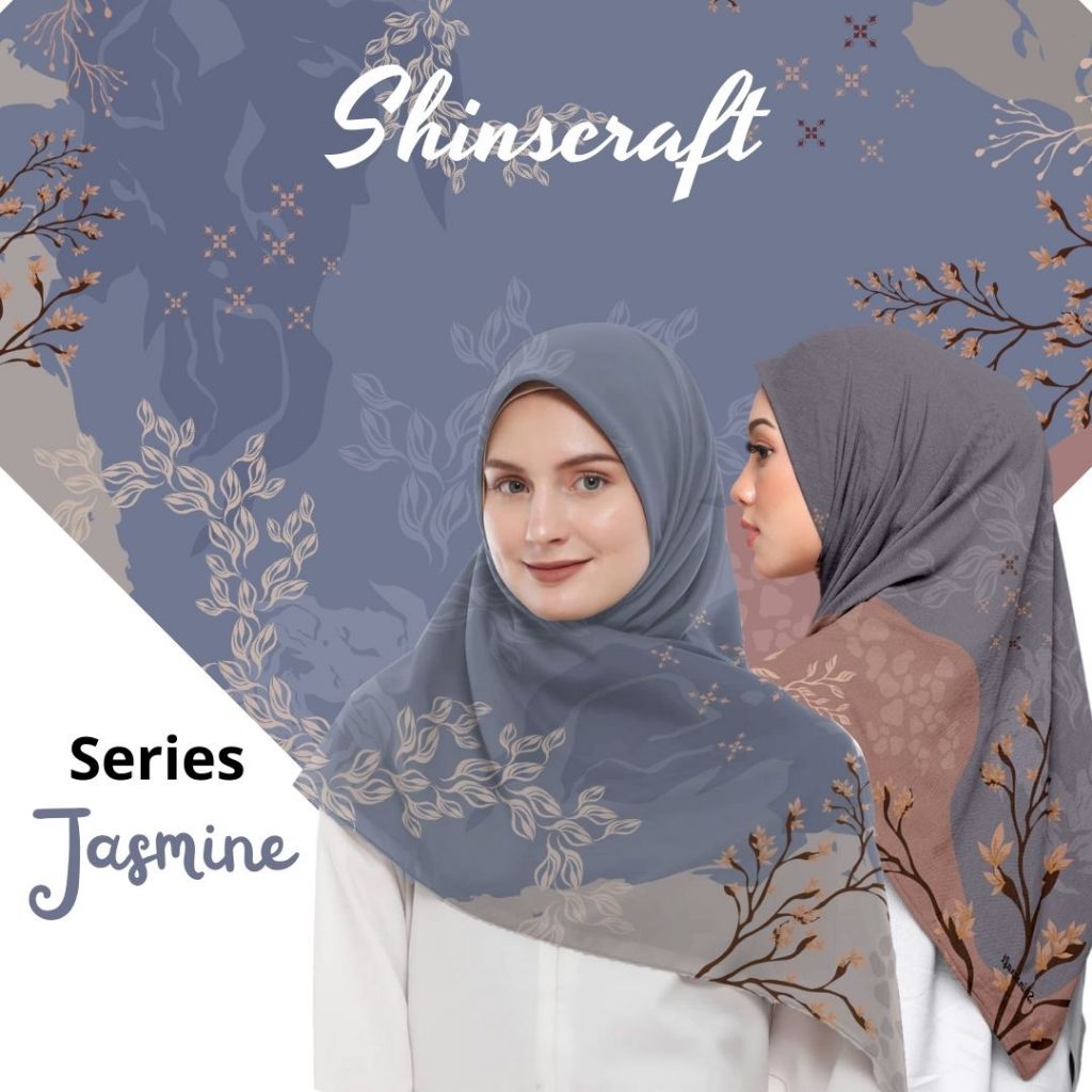 Jual SHINSCRAFT - Jasmine Series - Hijab Printing Premium VOAL ...