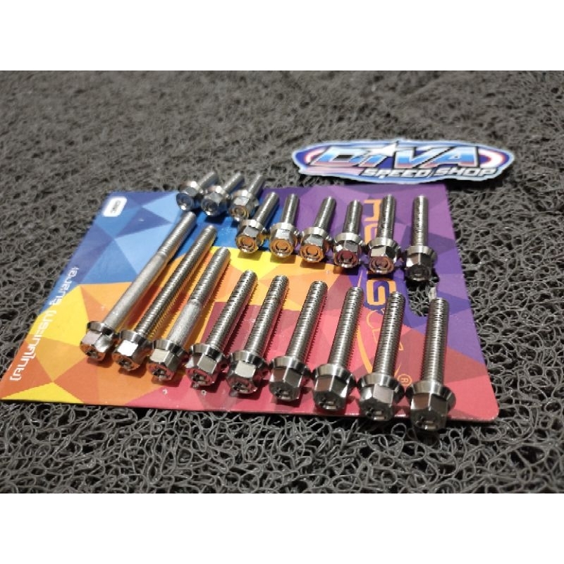 Jual baut bak kalter baut bak mesin baut bak kopling rx king fullset stainless C1 Heng original ...