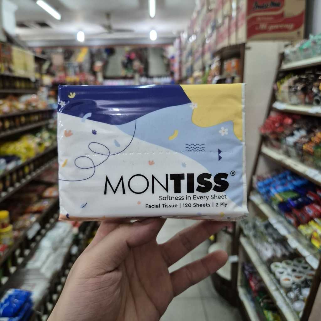 Jual TISU MONTISS FACIAL TISSUE 120 SHEETS 120S 2 PLY | Shopee Indonesia