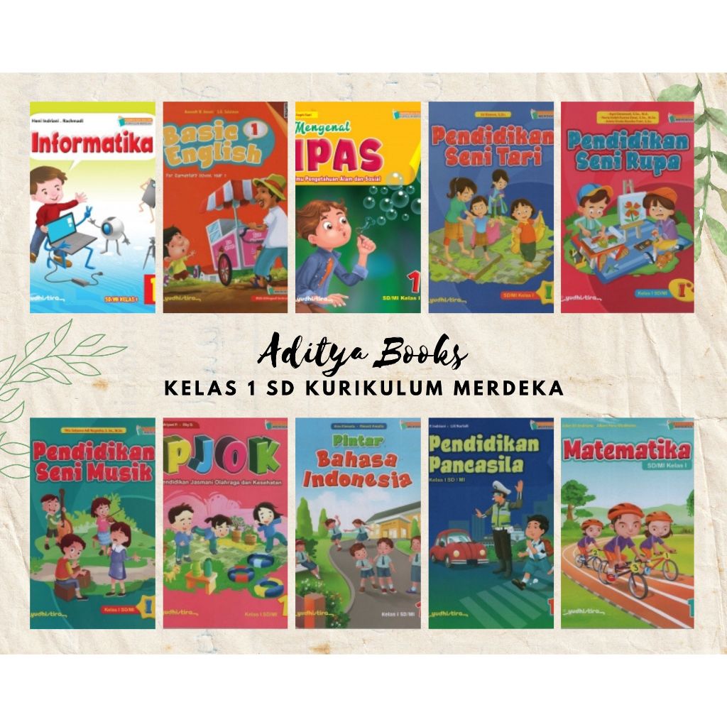 Jual Buku Paket SD Kelas 1 Kurikulum Merdeka - Yudhistira | Shopee Indonesia