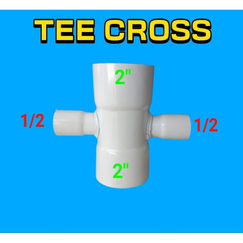Jual Tee Cross 2 x 1/2 inchi Tee cross 4 way | Shopee Indonesia