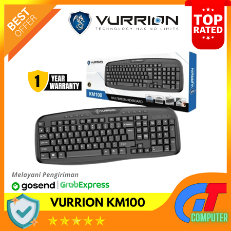 Jual Keyboard - Keyboard Multimedia Vurrion KM100 | Shopee Indonesia