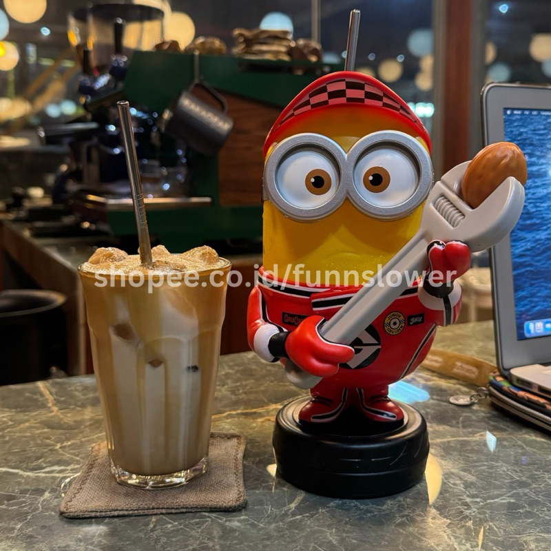 Jual Collectible Minion Pit Crew Ron Cup XXI Tumbler Botol Minum ...