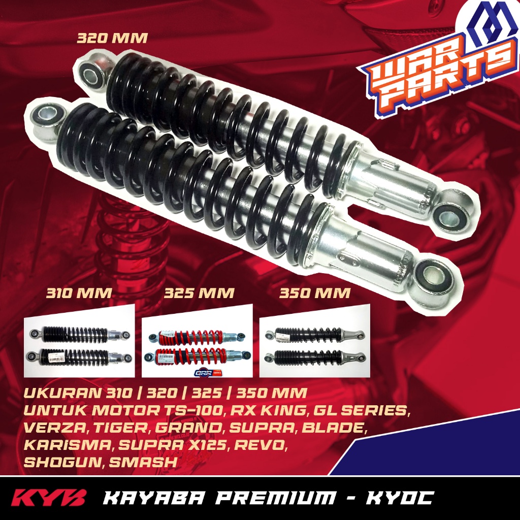 Jual Shock Belakang Shockbreaker ORIGINAL KAYABA KYB UKURAN 310/320/325/330/350 Suzuki TS 100 ...