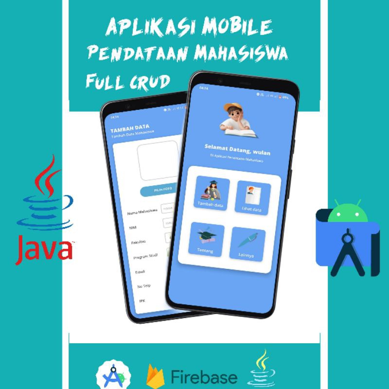 Jual Source code aplikasi mobile full CRUD pendataan mahasiswa (bisa ...
