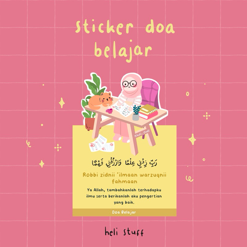 Jual STICKER [DOA BELAJAR] | Shopee Indonesia
