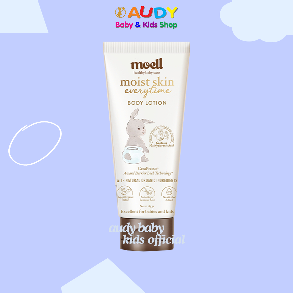 Jual AUDY BABY - MOELL BODY LOTION 185ML | PELEMBAB KULIT BAYI WITH ...