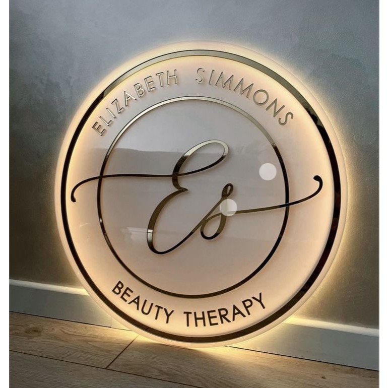 Jual Papan Nama Toko Akrilik Papan Usaha Acrylic Plang Usaha Bulat ...