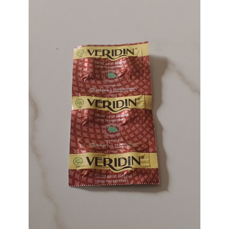 Jual veridin strip 6 tablet | Shopee Indonesia