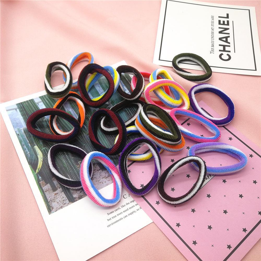 Jual ( 1 PACK ISI 48PCS ) IKAT RAMBUT WOL / KUNCIR DONUT SALUR WOL ...
