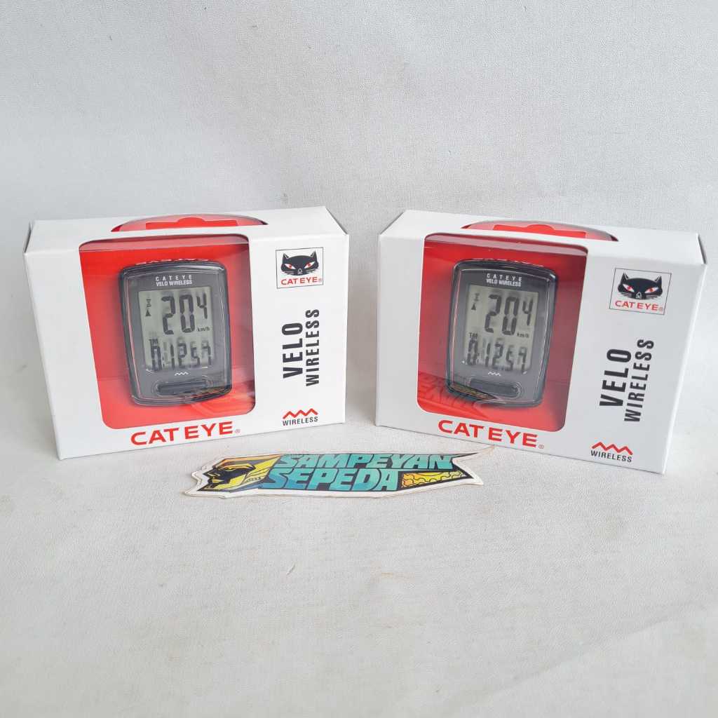 Jual Speedometer Spidometer Odometer Cateye Velo Wireless Tanpa Kabel ...