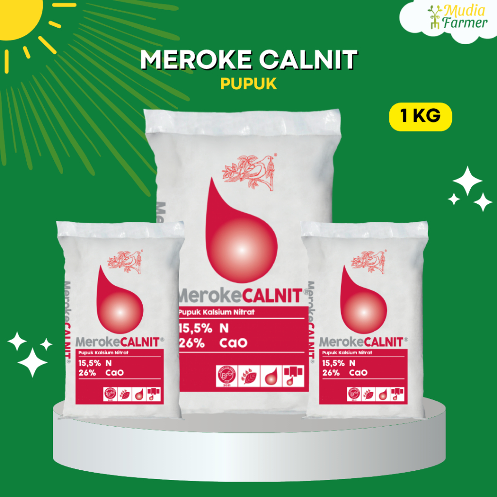 Jual PUPUK KALSIUM NITRAT MEROKE CALNIT 1 KG | Shopee Indonesia
