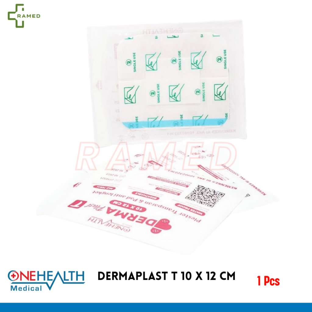 Jual Dermaplast T 10x12 cm Plester Luka Anti Air / Plester Transparan ...