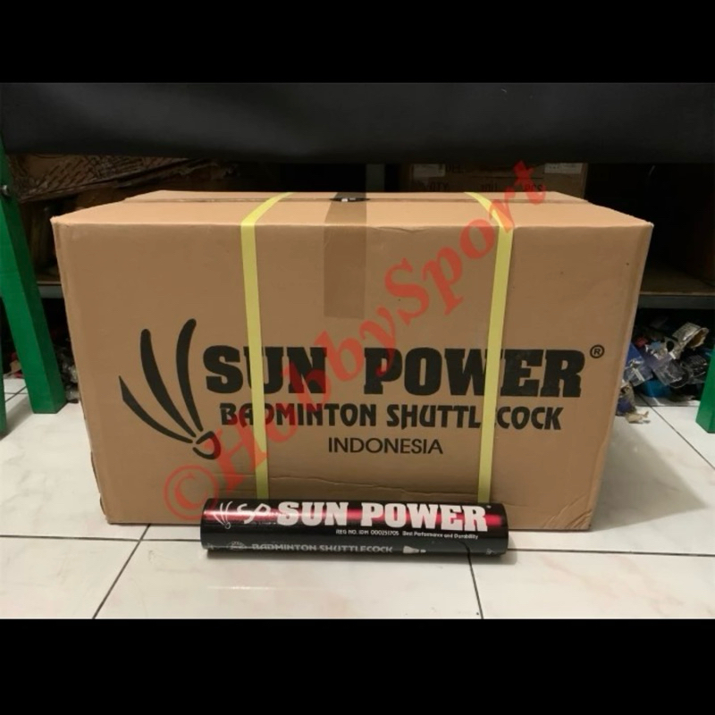 Jual Shuttlecock Sun Power Dus Kotak isi 50 Tabung Ori Badminton ...