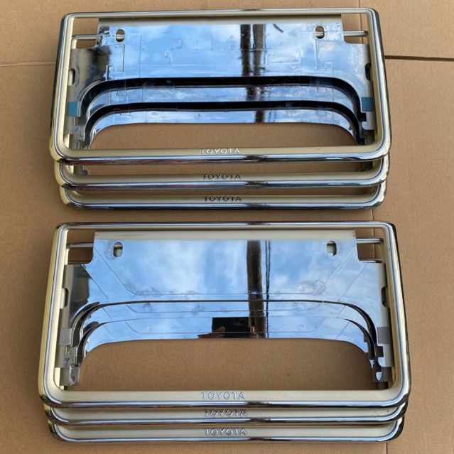 Jual Frame Plat Nomor JDM TOYOTA Gold (Prestige) Original Japan ...