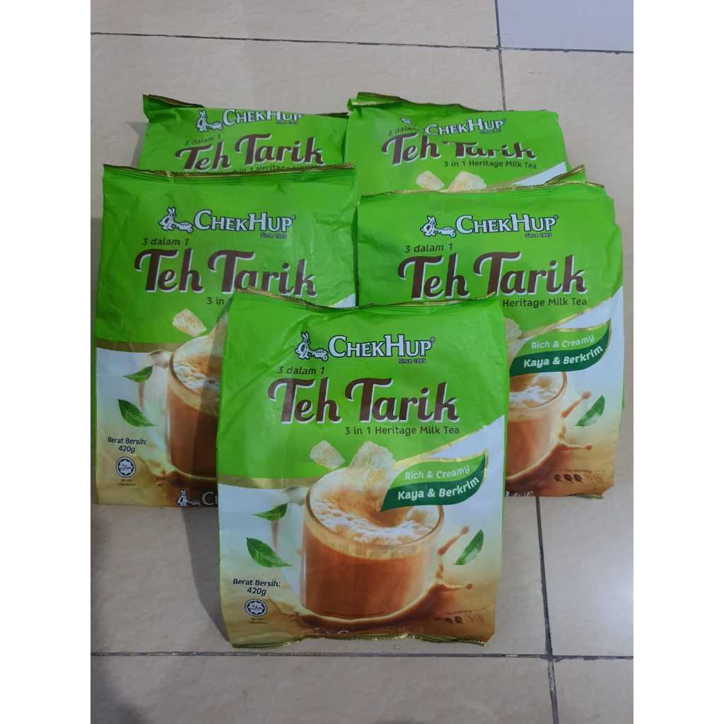 Jual ChekHup / Chek Hup Teh Tarik 3in1 Rich and Creamy Teh Tarik ...