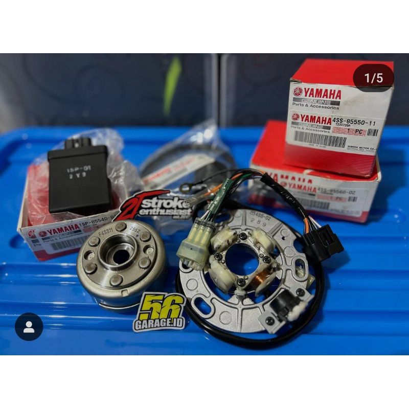 Jual Pengapian YZ 125 4SS Baru fullset ori pesenan om Mark penu | Shopee Indonesia