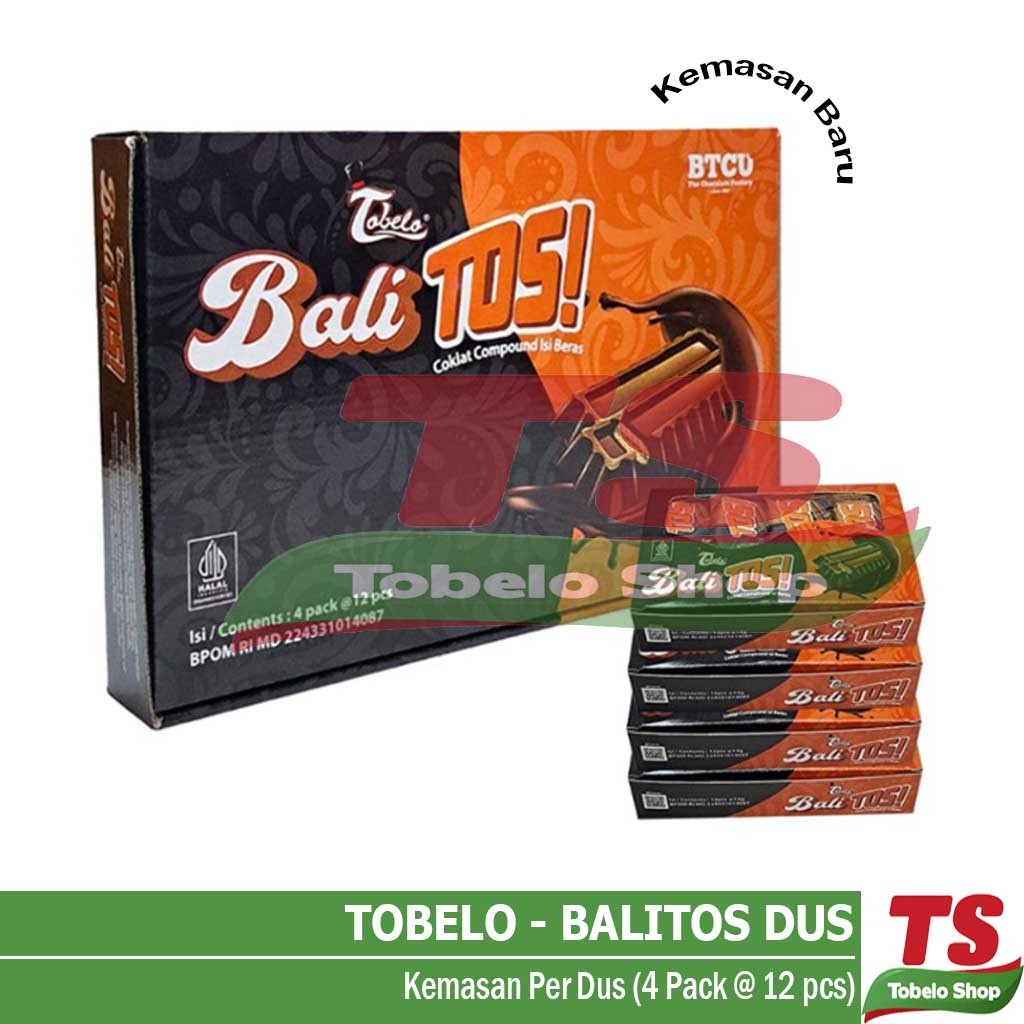 Jual TOBELO COKLAT BALITOS (DUS) isi 48 pcs / TOBELO BALITOS / COKLAT TOBELO / COKLAT BALI ...
