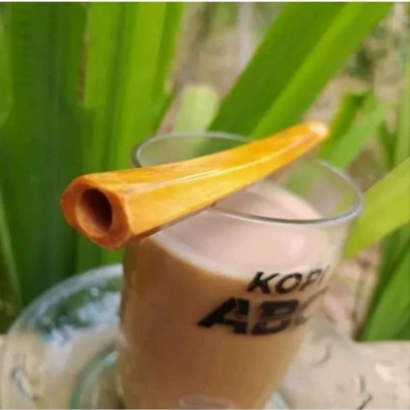 Jual once tulang sapi segi 6 kuning mirip gading 10 dan 12 cm asli ...