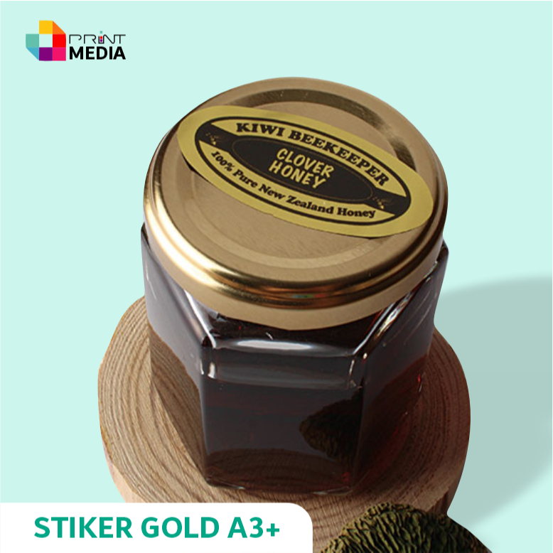 Jual Printmedia - Cetak Stiker Gold a3+ / Cetak Stiker Emas a3+ / Cetak ...