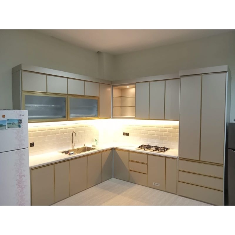 Jual Kitchen Set Alumunium Kitchen Set Anti Rayap Kitchen Set Minimalis ...