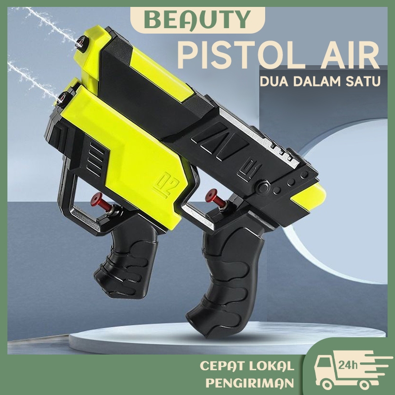 Jual 2 In 1 Pistol Air Mainan Anak Water Gun Tembak Tembakan Watergun ...