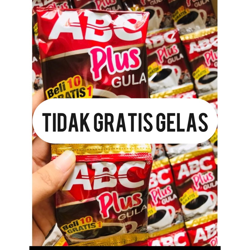 Jual DISKON !!! ABC plus gula 1 renteng isi 10 sachet ( 10 sachet x ...