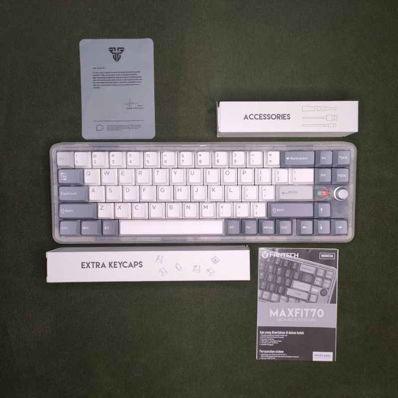 Jual Fantech MAXFIT70 MK911 Wireless 65% Mechanical Keyboard Gaming ...