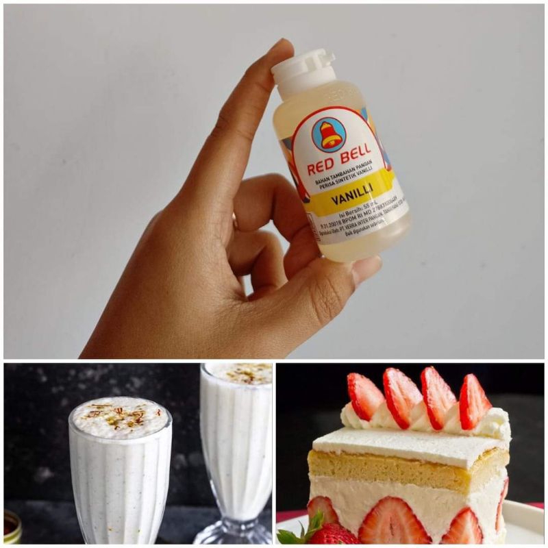 Jual Red Bell essence Vanilli perisa makanan minuman Vanili cair ...