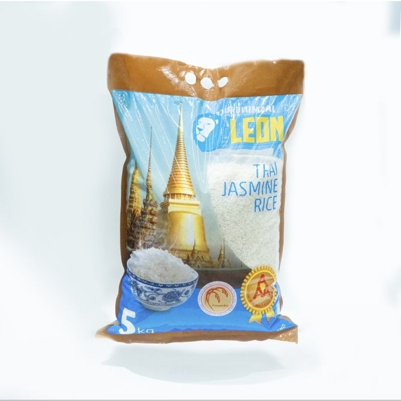 Jual BERAS LEON THAI JASMINE 5KG | Shopee Indonesia